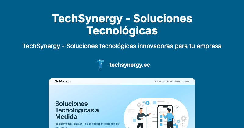 TechSynergy | Desarrollo de Software, Webs y Automatización Empresarial